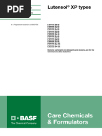 Lutensol On | PDF | Emulsion | Surfactant