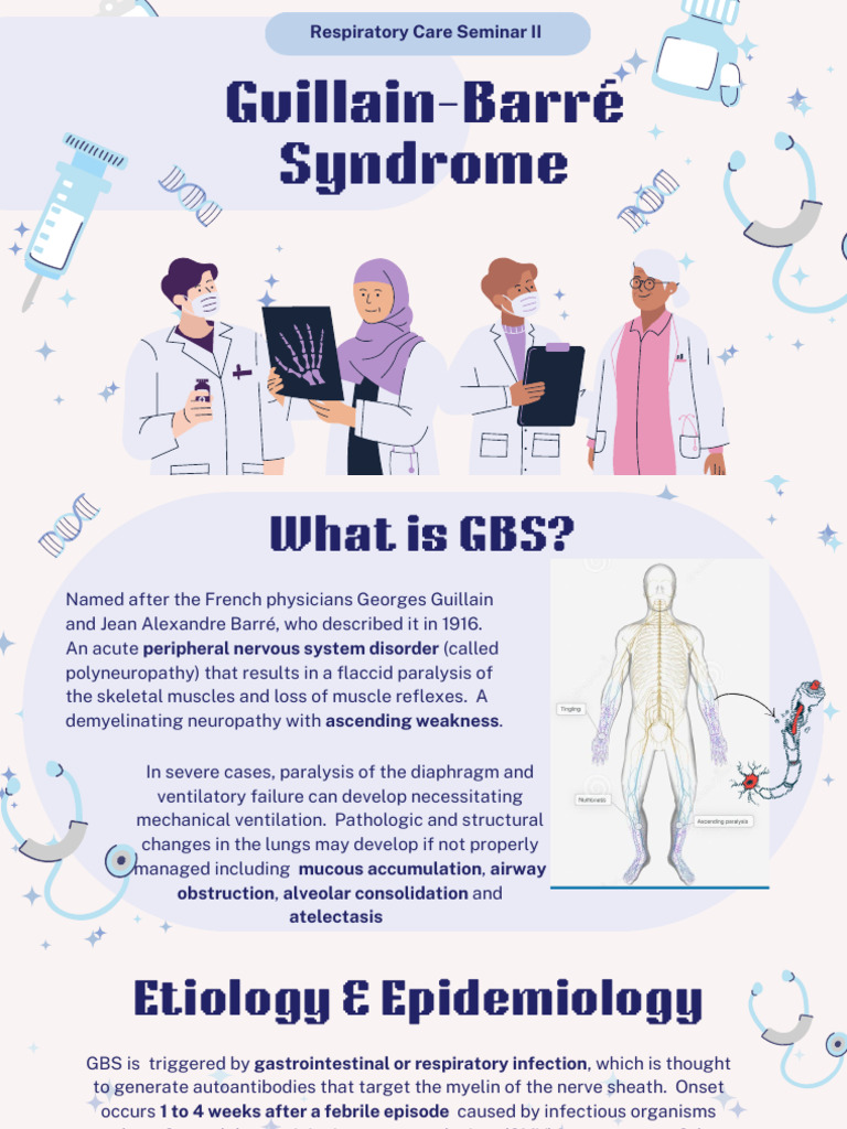 Guillain-Barré Syndrome Overview | PDF | Clinical Medicine | Human ...