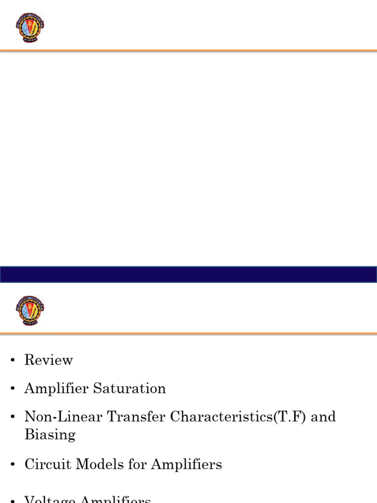 Amplifier Basics and Circuit Models | PDF | Amplifier | Power Supply
