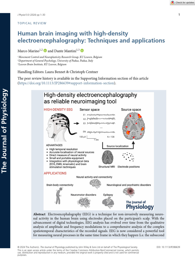 Human Brain Imaging With HD EG - Techniques & Applications | PDF ...