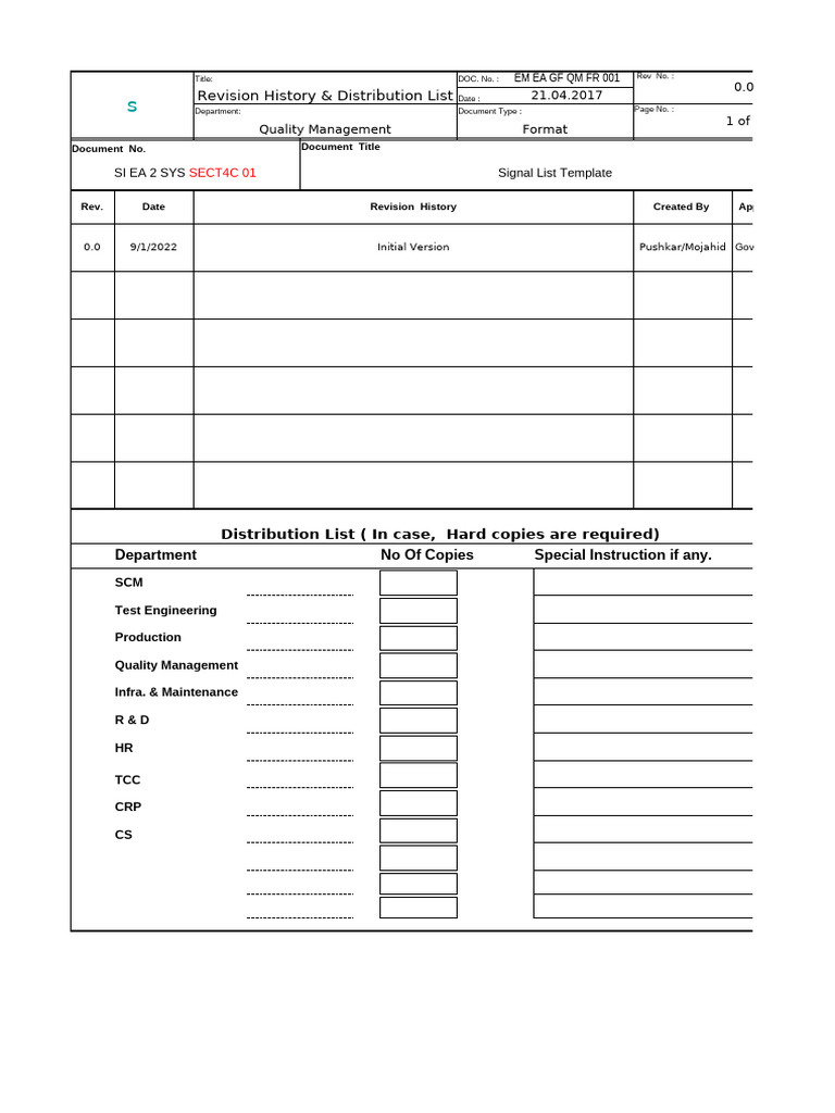 Signal List 11KV | PDF | Ac Power | Electrical Engineering