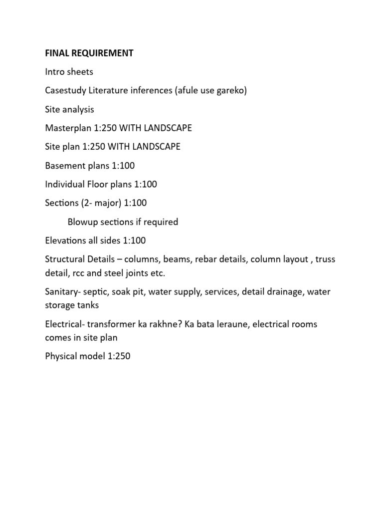 Design Final Requirement | PDF