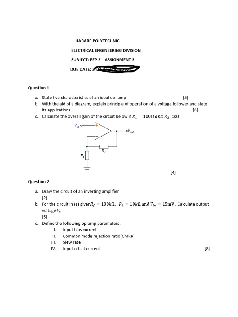 EEP 2 - Assignment 3 2025 | PDF