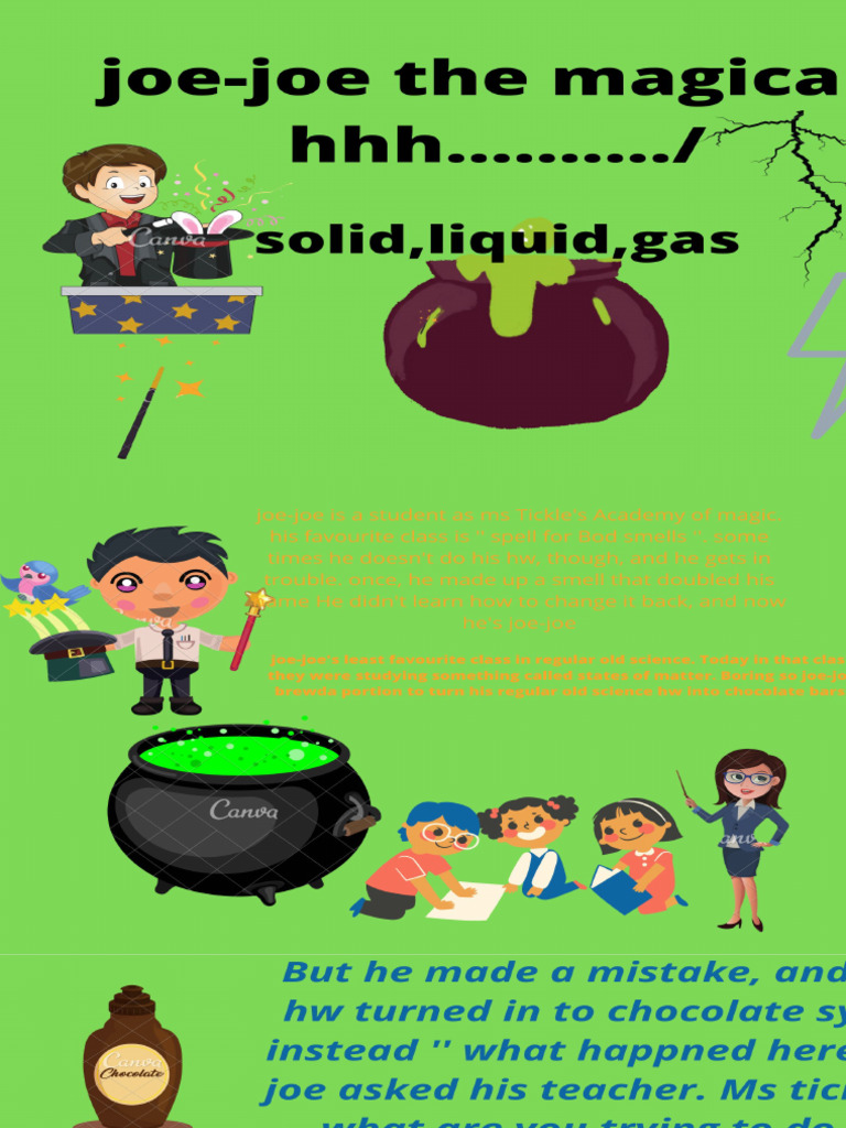 Comic Book, Solid, Liquid, Gas | PDF