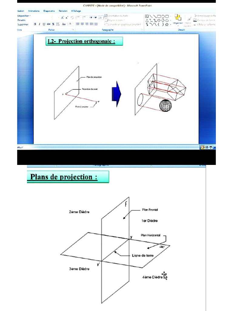 géométrie descriptive | PDF