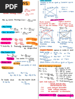 Formula Sheet Class 12 | PDF