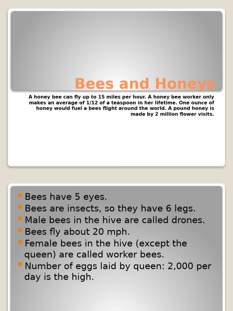 Bees and Honeys | PDF