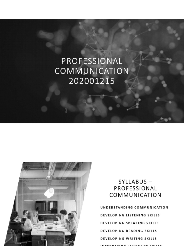 Unit 1 - Understanding Communication - Compressed | PDF | Communication | Nonverbal Communication