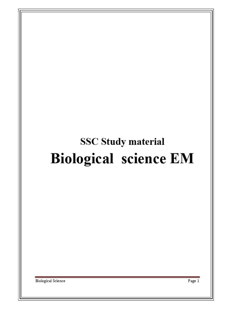 10th Class Bio Sci. Imp Questions Model Papers 2023-24 | PDF