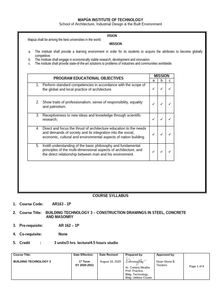 Modular Btech 3 Ist Term 2020 21 Rev.1 | PDF | Design