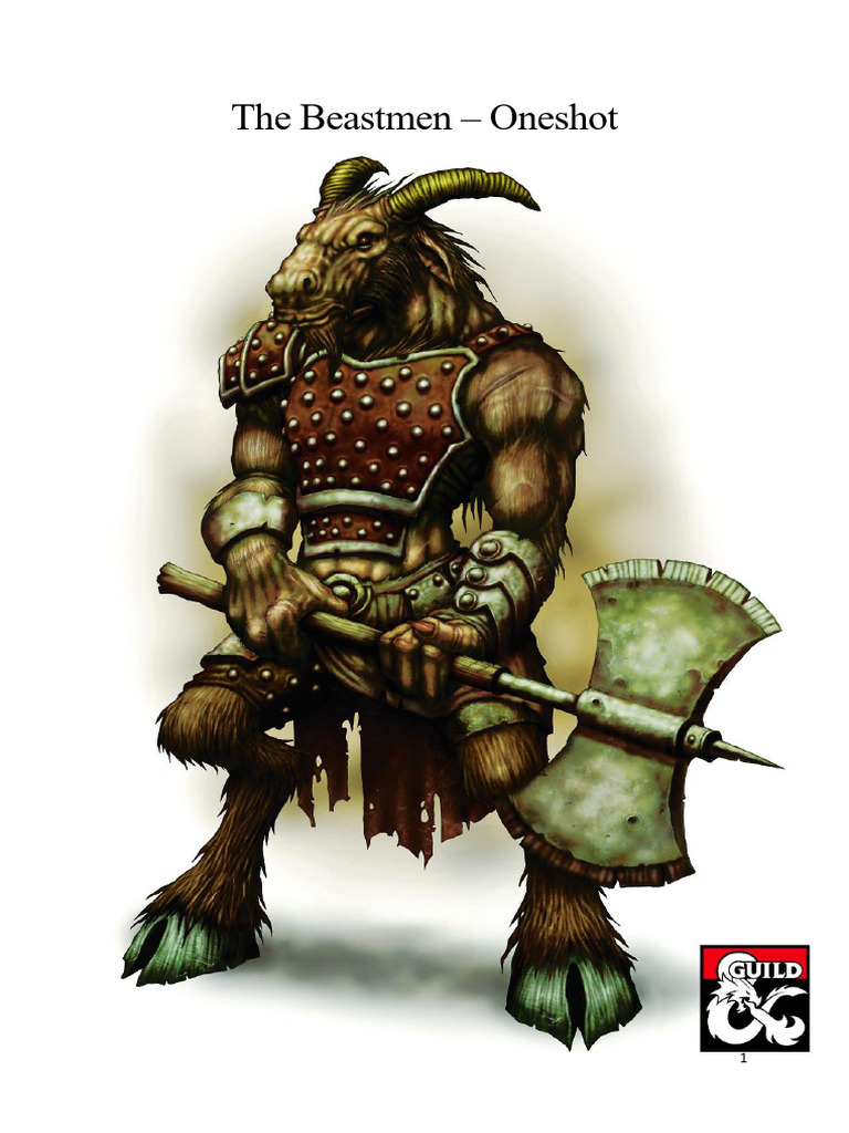 3281877-Oneshot - Beastmen English Version | PDF