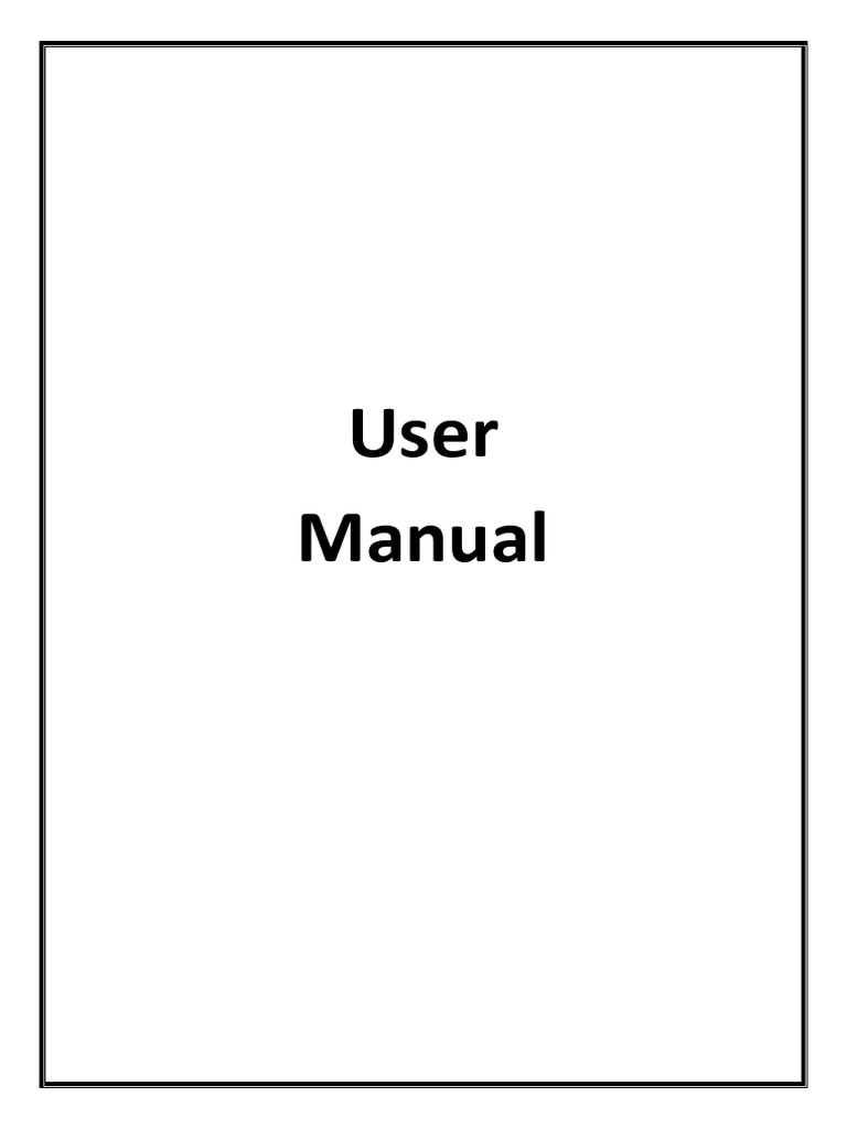 User Manual | PDF