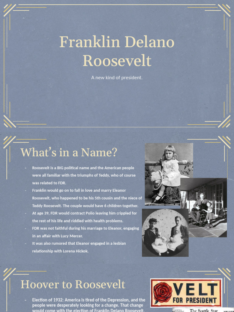 FDR and the New Deal | PDF | New Deal | Franklin D. Roosevelt