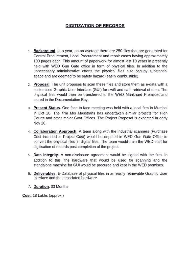 1. Project Brief | PDF