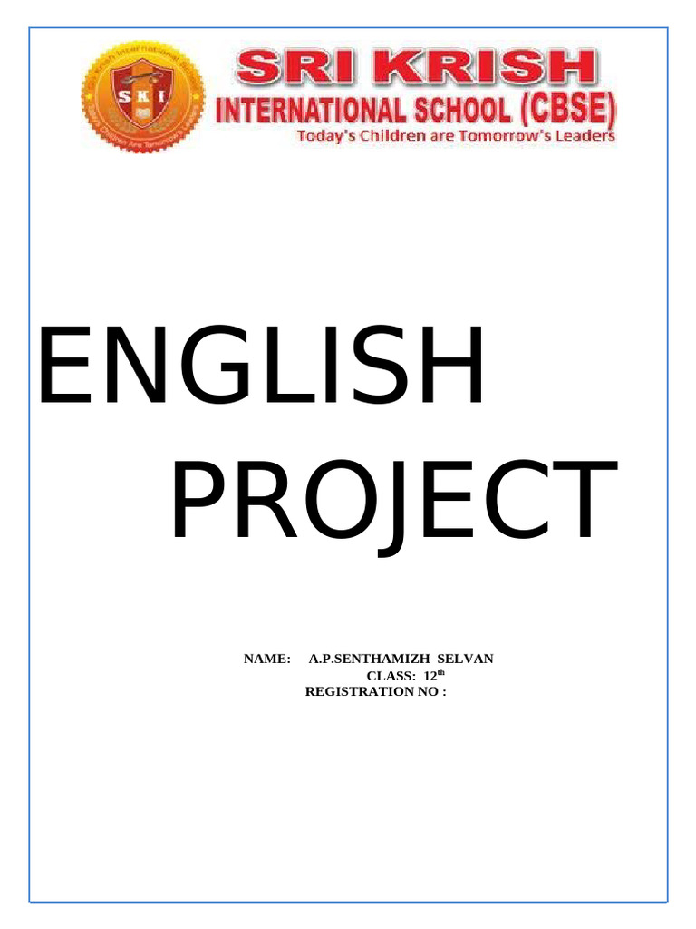 English Project PDF Front Page FINAL 21-12-24 | PDF | Teachers