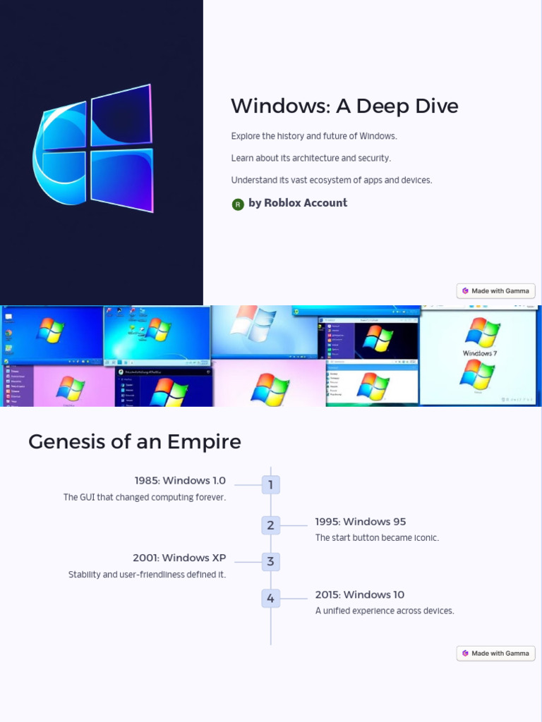 Windows A Deep Dive | PDF