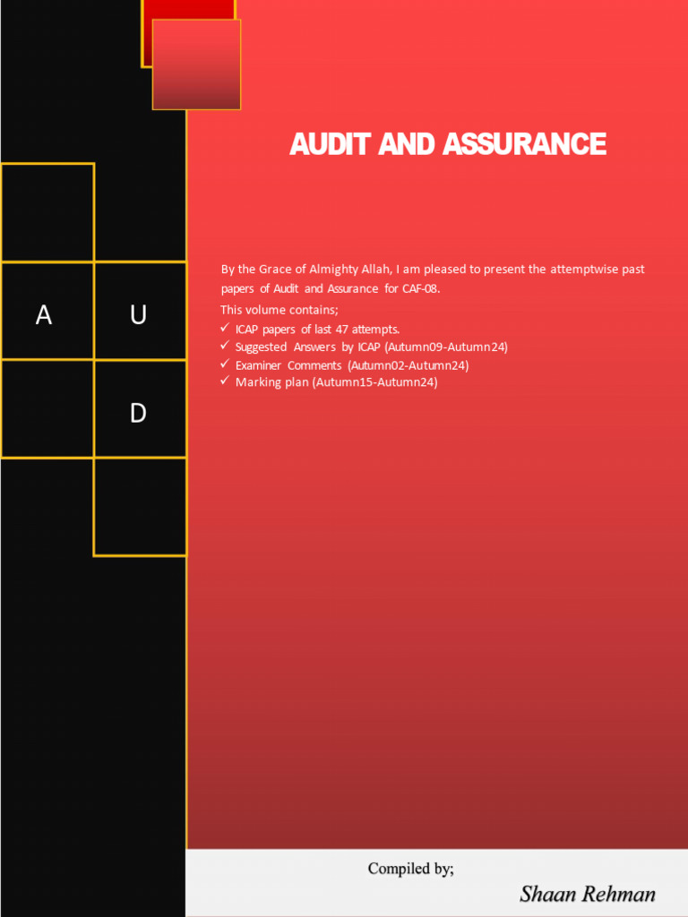 Aud PP 2025 | PDF | Audit | Internal Control