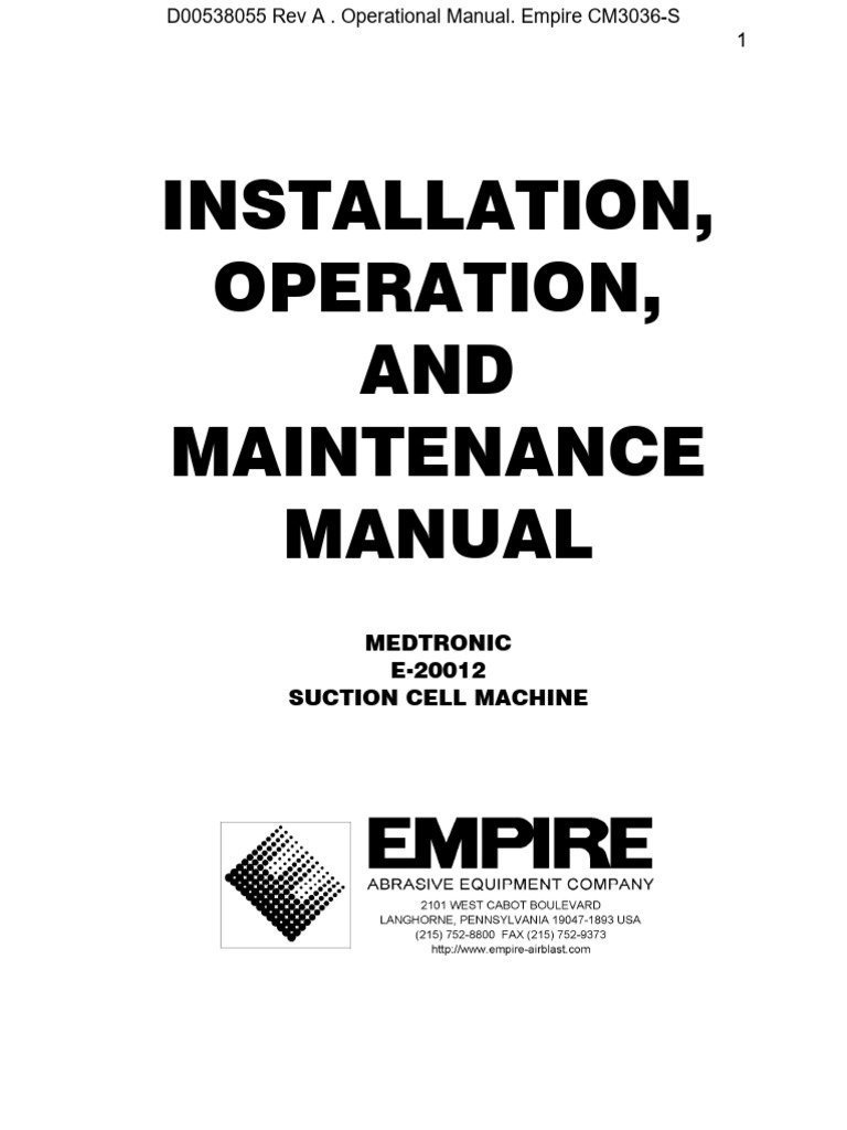 Operational Manual Empire CM3036-S | PDF | Programmable Logic ...