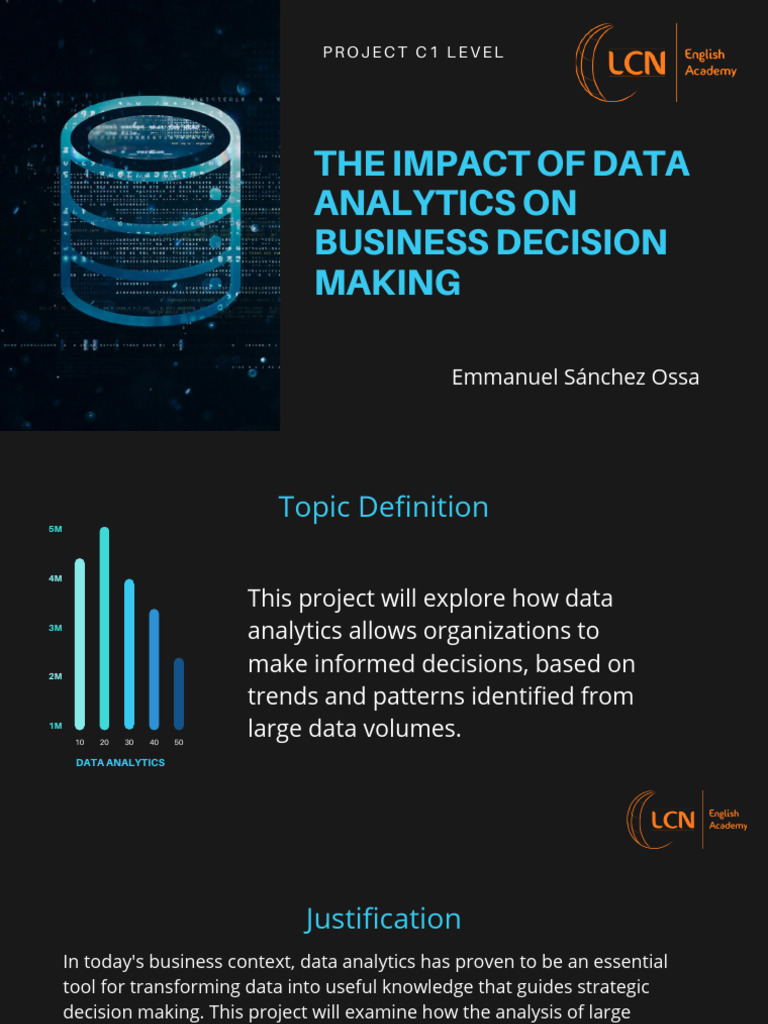 Data Analytics In Business Decisions Pdf Analytics Information