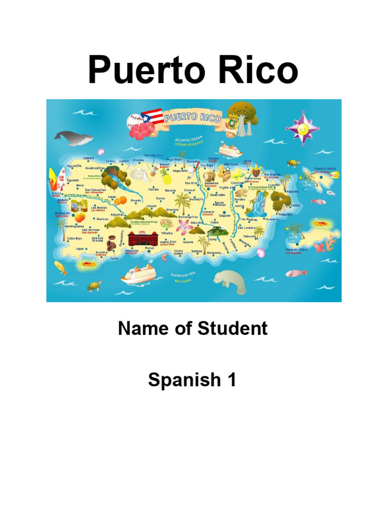 Example #2 Puerto Rico Country Project | PDF | Puerto Rico | Cuisine