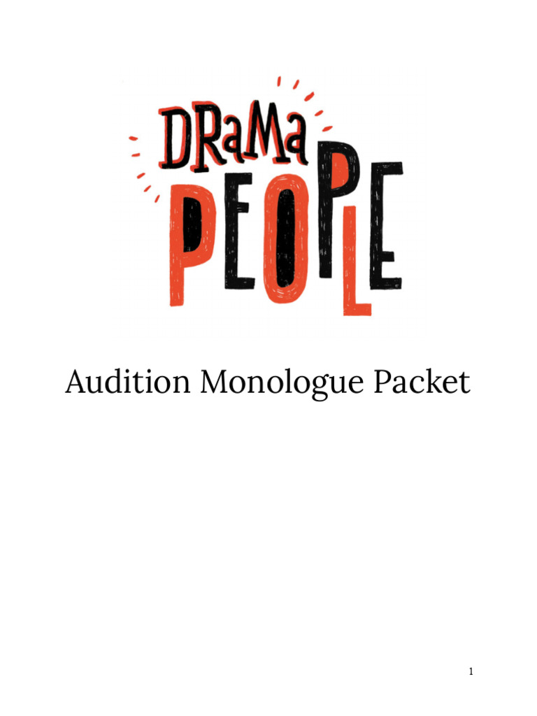 Audition Monologue Guide | PDF