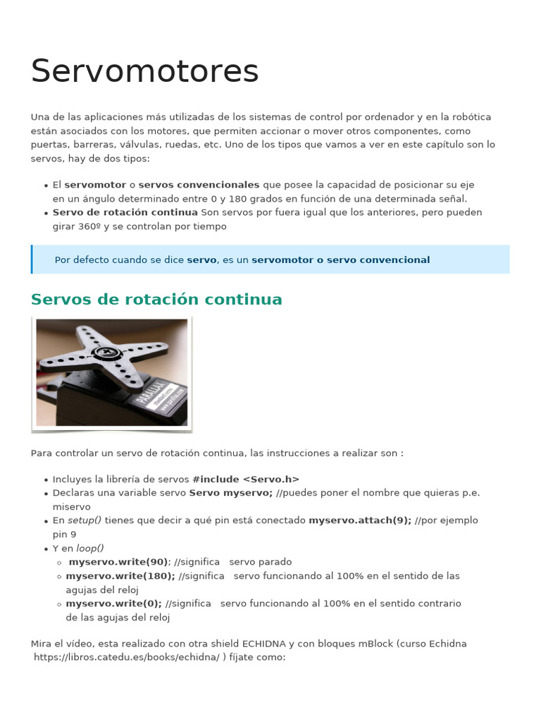 Servomotores | PDF | Ingeniería mecánica
