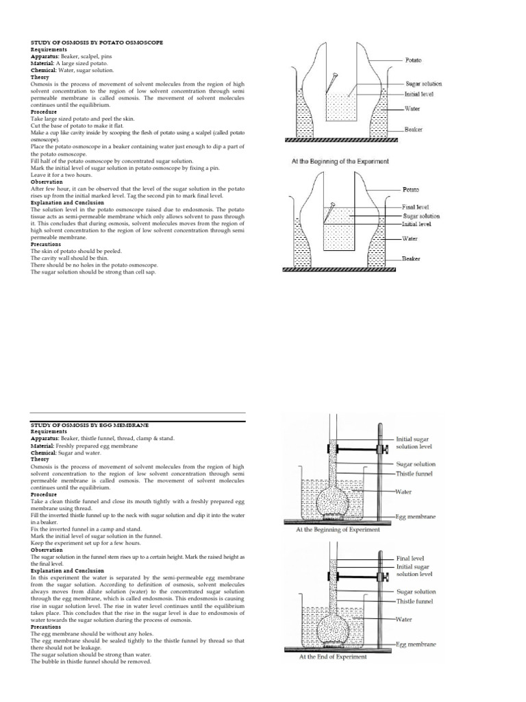 2. Physiology Practical PDF | PDF | Osmosis | Stoma