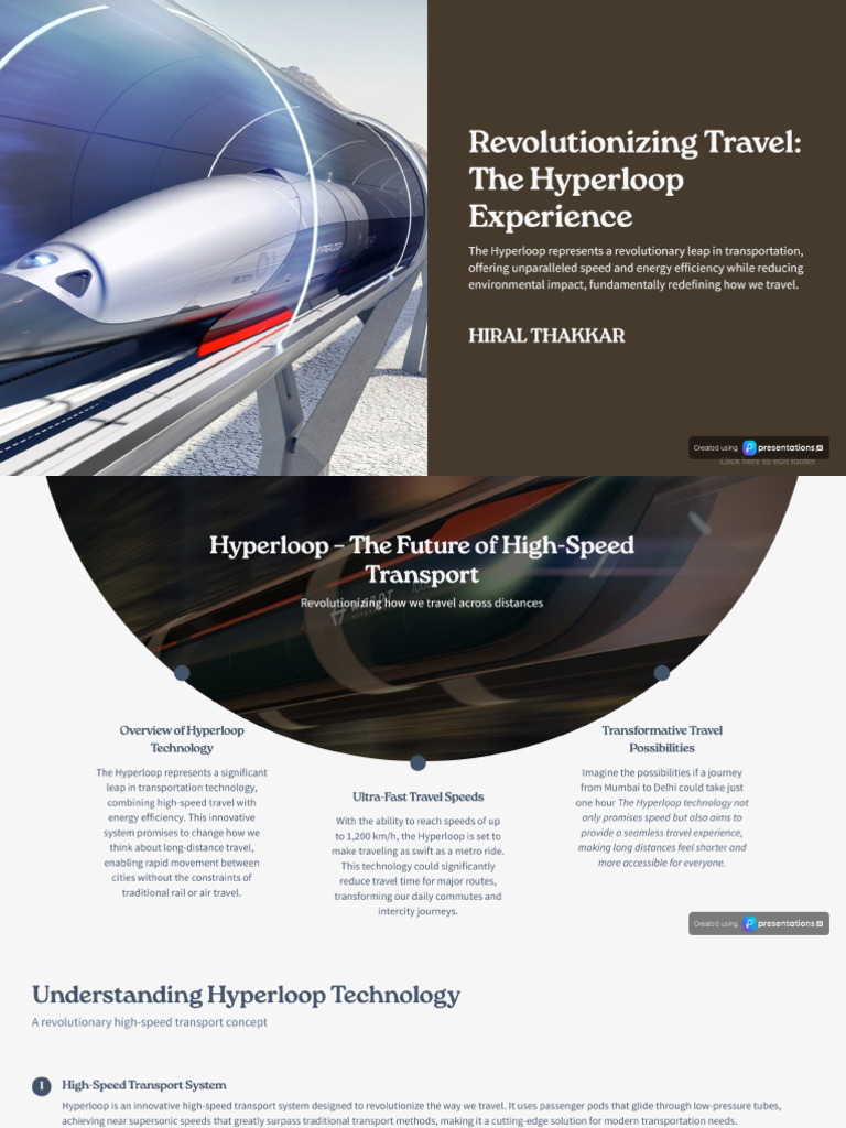 Hyperloop – The Future of High-Speed Transport | PDF