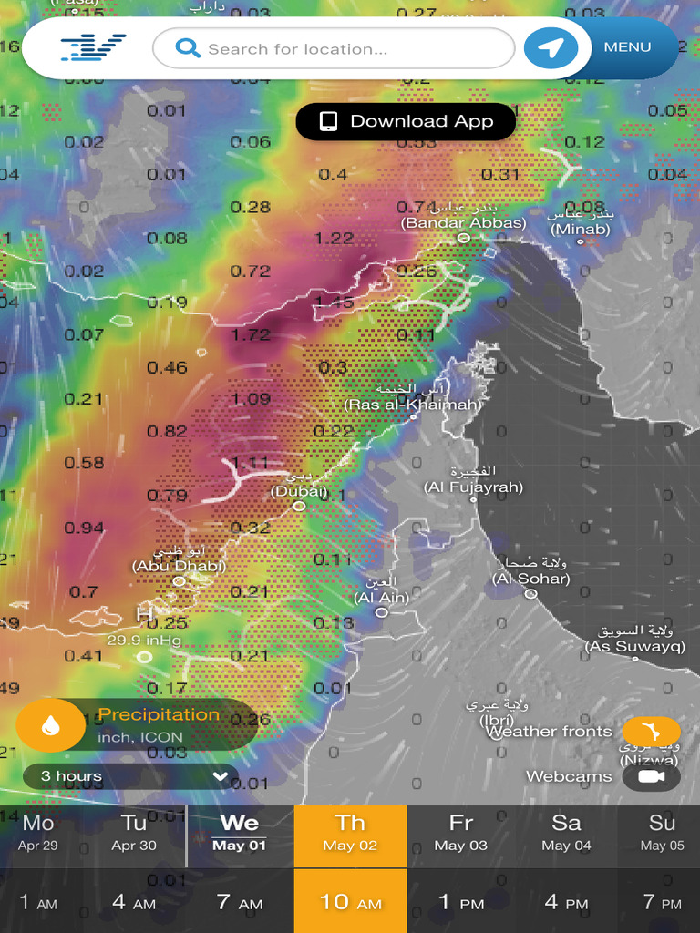 Ventusky - Wind, Rain and Temperature Maps | PDF