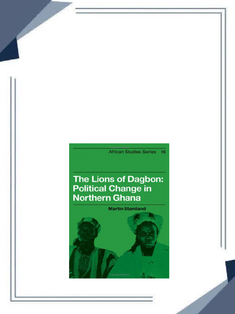 Ghana African Studies No 16 1st Edition Martin Staniland: The Lions of ...