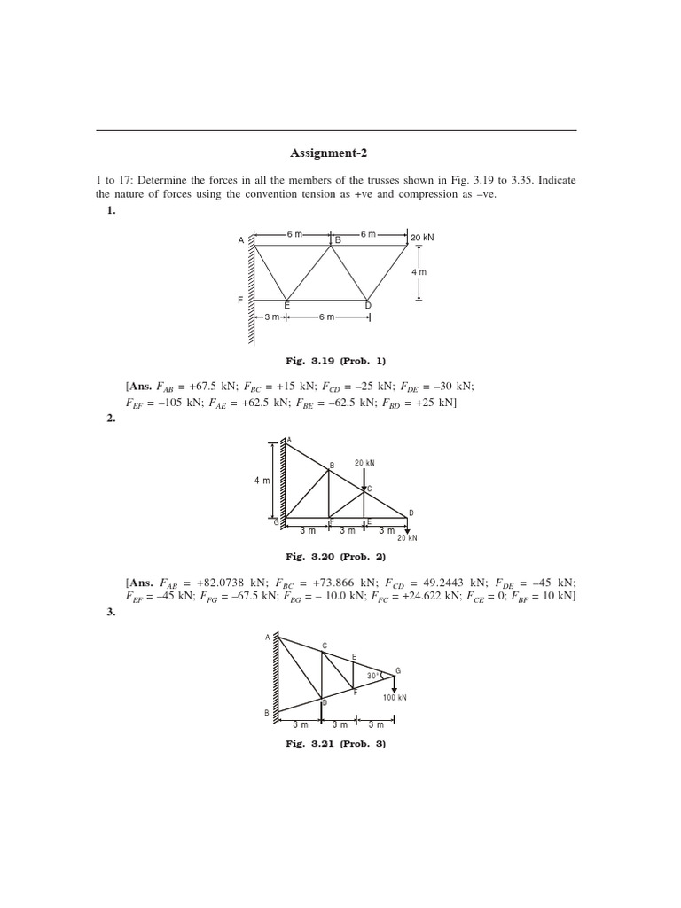 EM Assignment - 2 | PDF | Structural Engineering