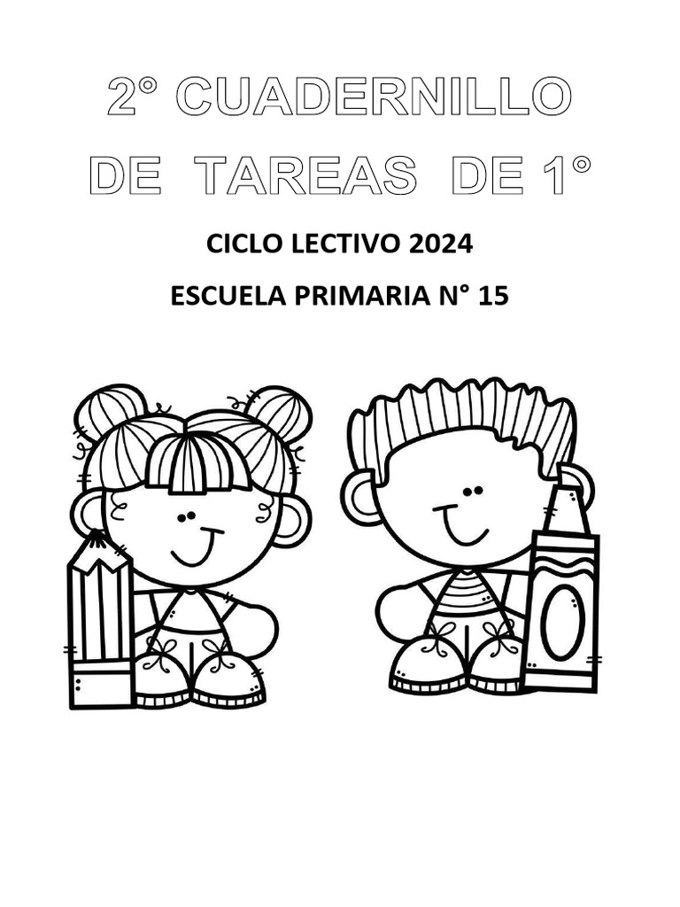 Tareas de Primer Grado 2024 | PDF
