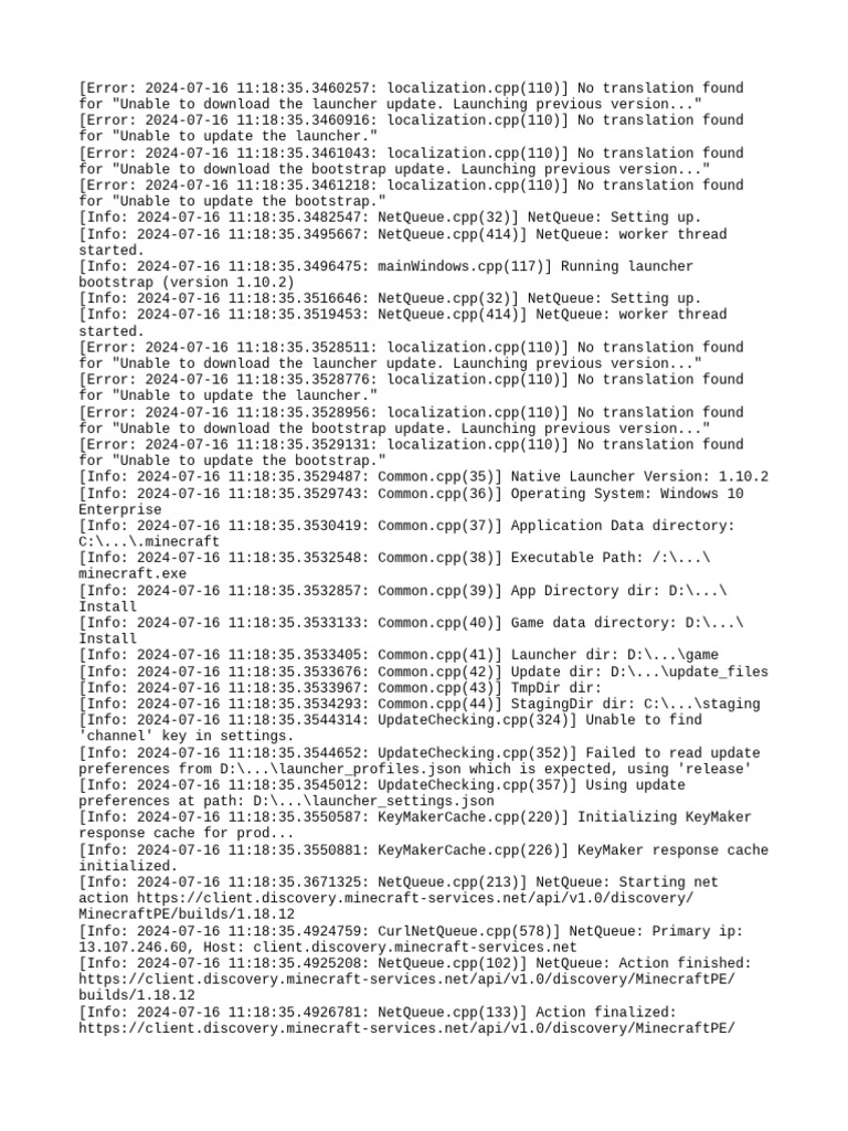 launcher_log1 | PDF | Computing | Software