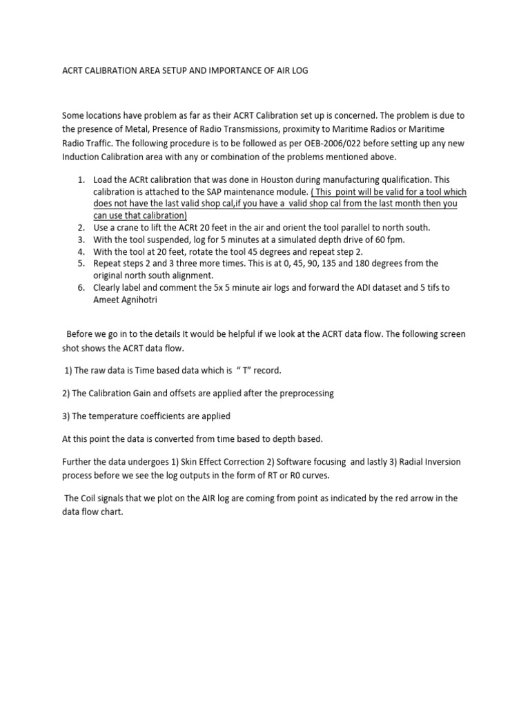 ACRT Calibration Environment - How To Avoid Problems | PDF | Inductor ...