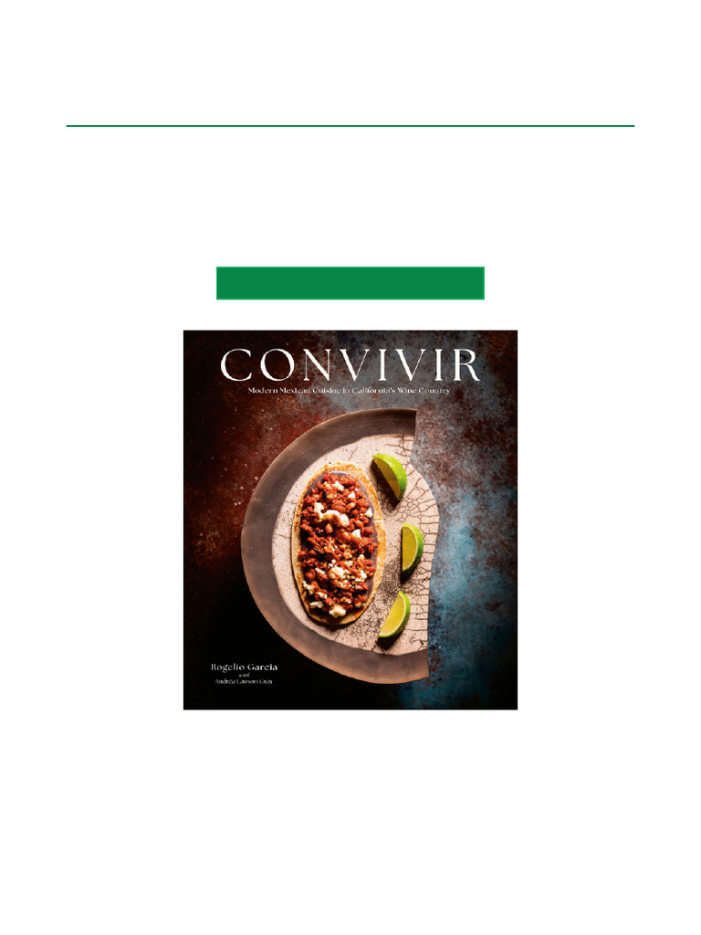 Convivir: Modern Mexican Cuisine Guide | PDF