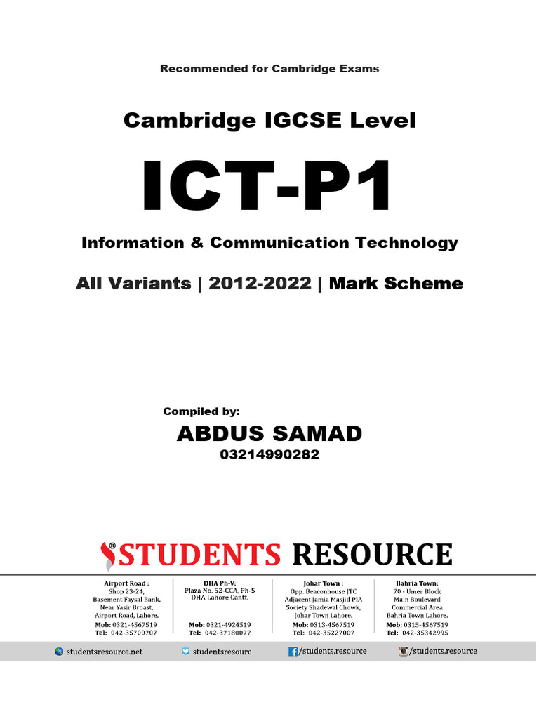 Final ICT Topical P1 Questions | PDF | Graphical User Interfaces | Printer (Computing)
