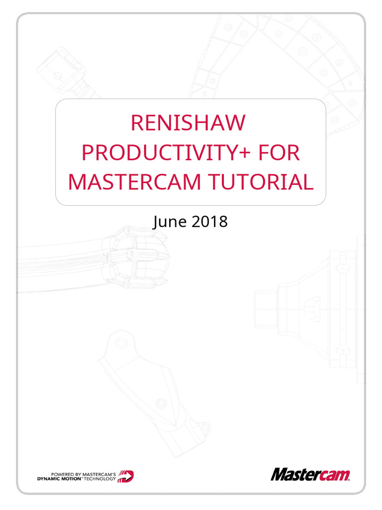 Renishaw Productivity For Mastercam Tutorial | PDF | Computer File | Numerical Control