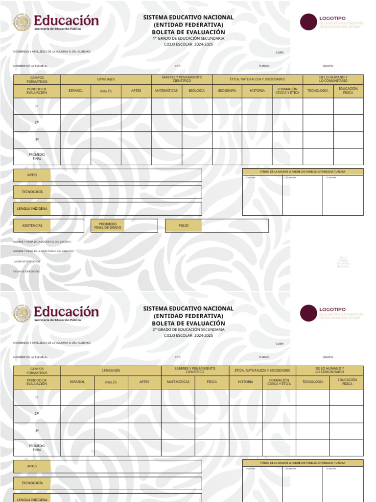 Boletas | PDF | Educación Secundaria | Maestros