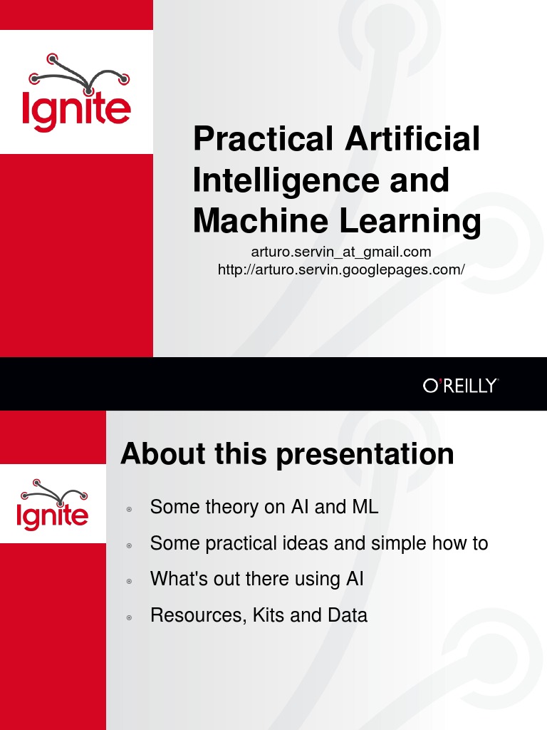 Practical Artificial Intelligence And Machine Learning Pdf Machine Learning Artificial