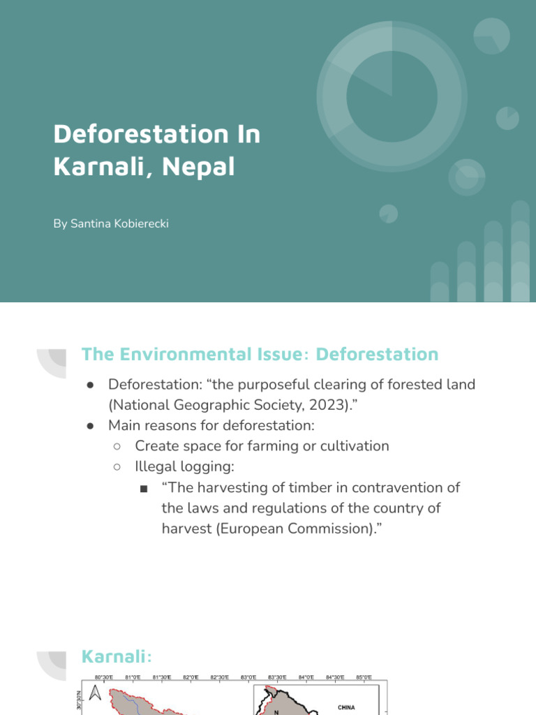 Deforestation Challenges in Karnali, Nepal | PDF | Climate Resilience ...