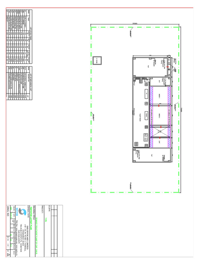 Layout Plan 1 MLD STP | PDF