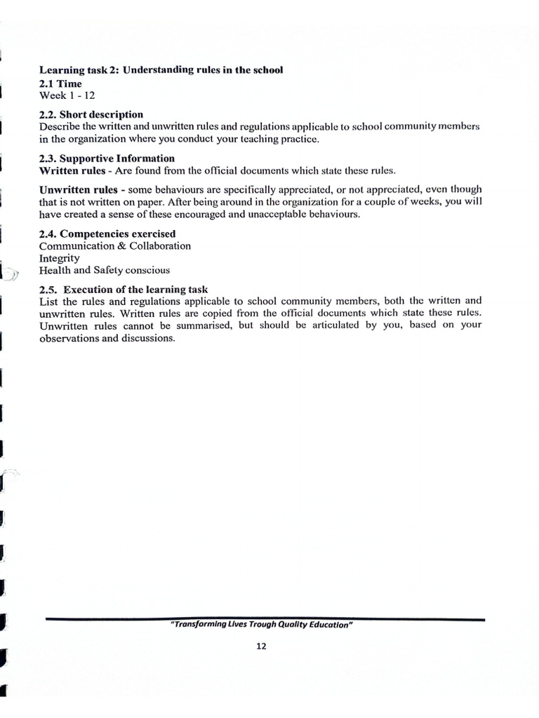 Learning Task 2 | PDF