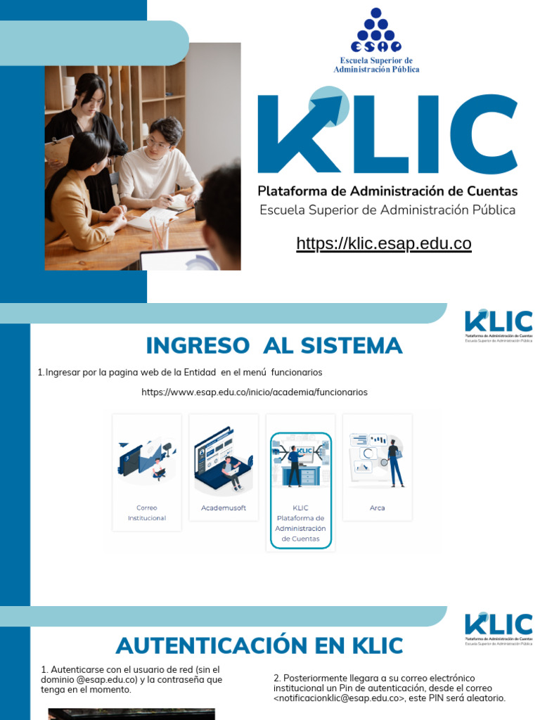 Manual Klic Perfil Contratistas | PDF | Autenticación | Usuario ...