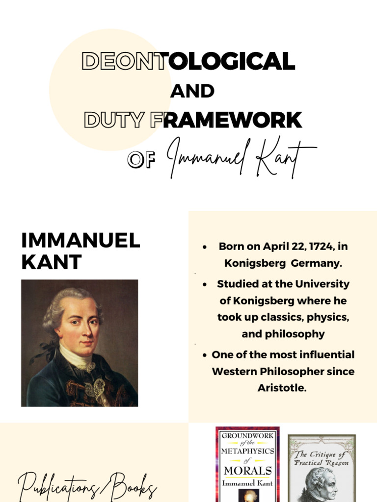 Kant's Deontological Duty Framework | PDF | Liberal Arts Education