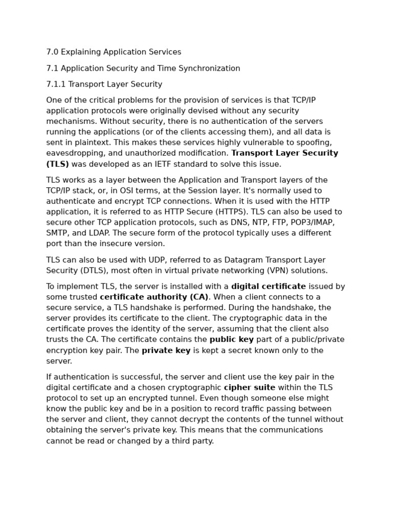 Lesson 7 | PDF | File Transfer Protocol | Transport Layer Security