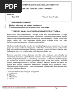 Mutupo - Shona | PDF | Zoology