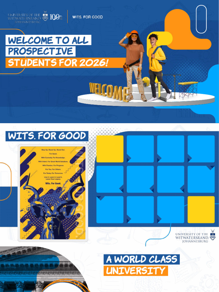 Wits University 2026 Admissions Guide | PDF | Engineering | Science