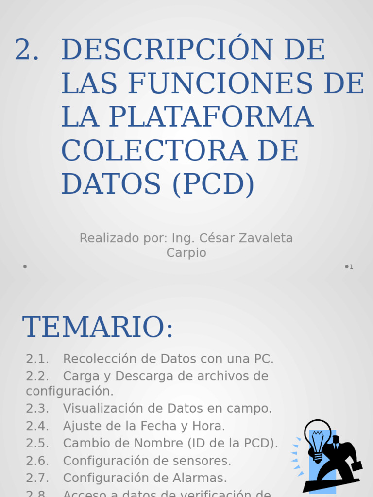 Descripción Funciones PCD | PDF | Sensor | Programa de computadora