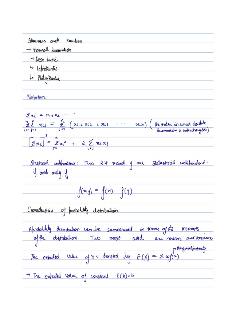 Of Of: Normal | PDF | Estimator | Errors And Residuals