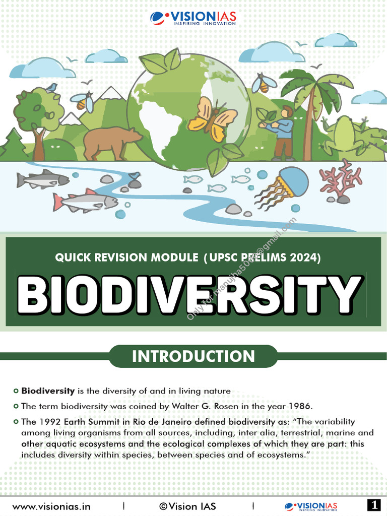 Biodiversity | PDF | Systems Biology | Population Genetics